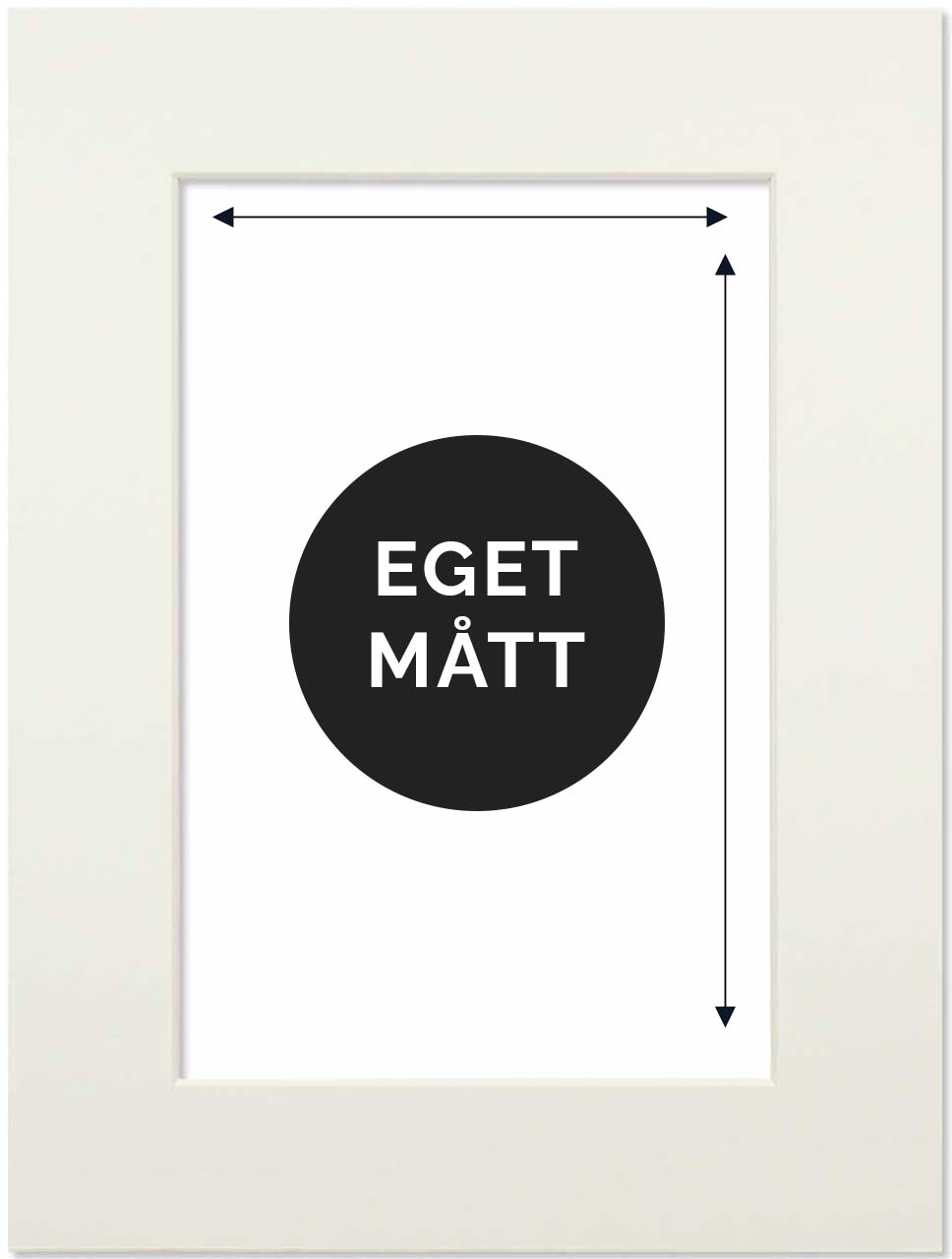 Passepartout Offwhite Custom size - FRAME IT