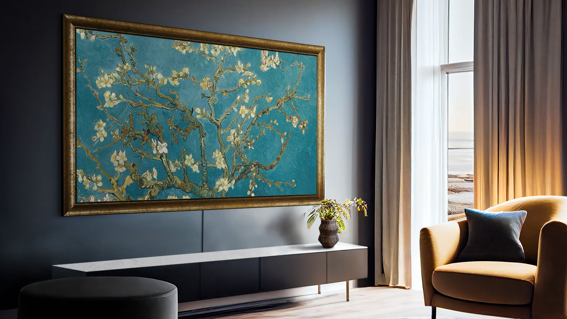 Frame Rome Gold For Samsung The Frame | FRAME IT