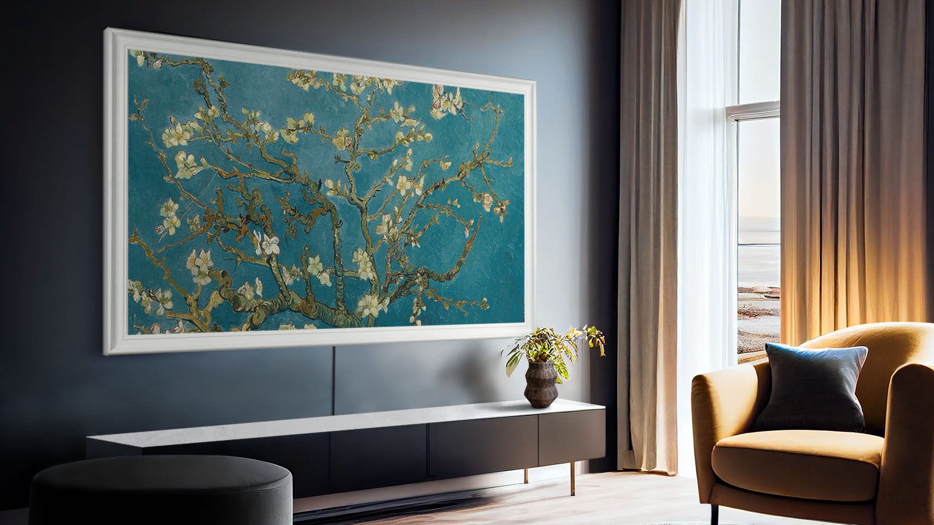 Frame Stockholm White For Samsung The Frame 50 inch - FRAME IT